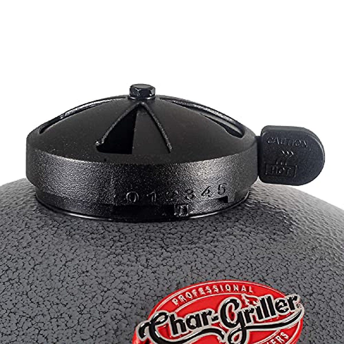 Char-Griller® AKORN® Jr. Portable Kamado Charcoal Grill and Smoker with Cast Iron Grates and Locking Lid with 155 Cooking Square Inches in Ash, Model E86714