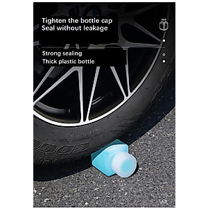 Bettomshin 10Pcs Narrow Mouth HDPE Reagent Bottle, 250mL/8.45oz Square Plastic Lab Chemical Reagent Bottle, Leak Proof, Translucent Sample Sealing Liquid/Solid Storage Container with Caps