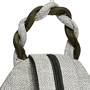 Casual Canvas Backpack，Hand-woven ladies backpack，Convertible Multifunctional Straps Ladies Shoulder Chest Bag（Everything is fine backpack）