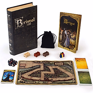 Façade Games Dark Cities Collection - 4 Game Set Including Salem 1692, Bristol 1350, Tortuga 1667, and Deadwood 1876