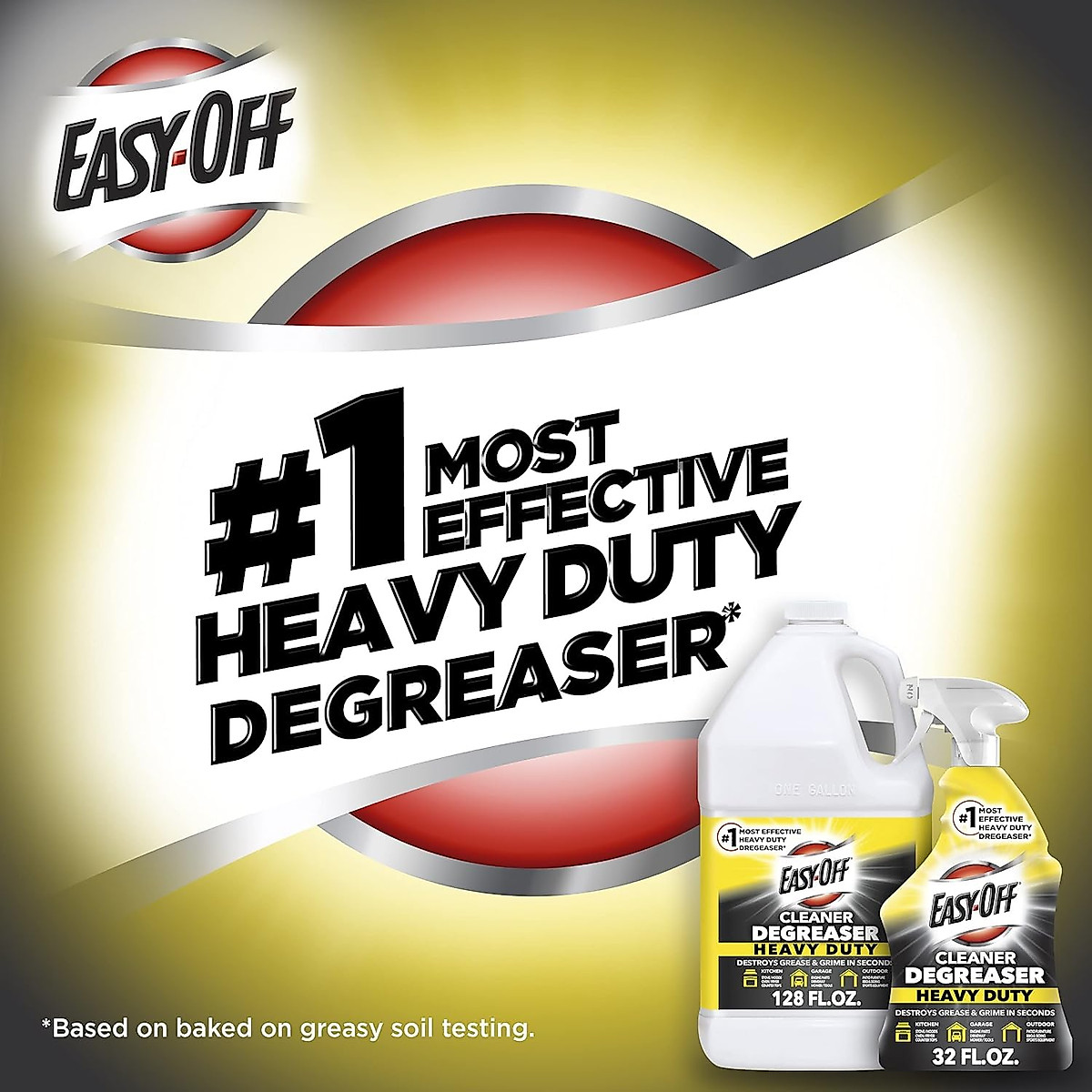 Easy Off Heavy Duty Degreaser Cleaner Spray, 32 Ounce