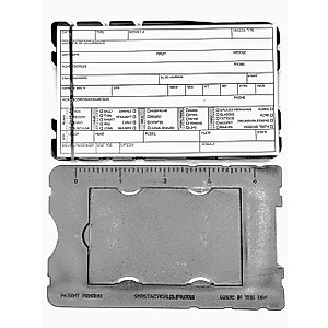 TPK - Tactical Pocket Klipboard | Pocket Clipboard for First Responders | Fits 3" x 5" Index Cards and TacticalKlips FI Cards (TPK)