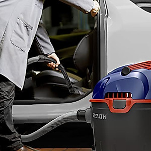 Stealth Wet/Dry Vacuum 5 Gallon, 5.5 Peak HP Shop Vacuum with Blower for Home, Garage, Car, Workshop,EMV051