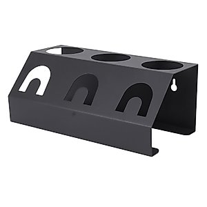 Soda Bottle Holder, Soda Bottle Draining Rack 3 Holes Anti Scratch Non Slip for Home (Black)