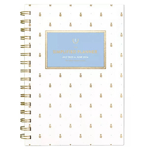 At-A-Glance Emily Ley Simplified Jul 2023 - Jun 2024 Planner 8.5"x5.375", Weekly/Monthly, Pineapple