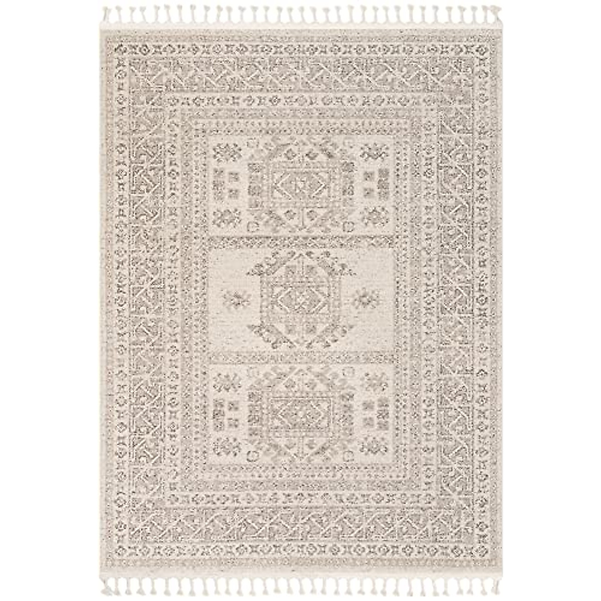 Well Woven Caro Beige Tribal Medallion (3'11 x 5'10") Area Rug