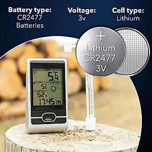 LOOPACELL CR2477 3V Lithium Cell - Replacement for Panasonic CR2477 3V Lithium Cell Battery (Pack of 5)