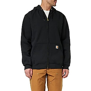 CarharttmensLoose Fit Midweight Full-Zip SweatshirtBlackX-Large