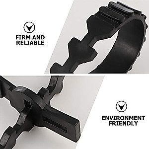 YARNOW Garden Plant Twist Ties Twist Ties Plant Support Wall Vines Fixing Tools Gardening Tree Shrub Supplies for Tree Branch Vine Shrub Black 5pcs