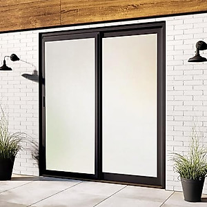 White Frosted Glass Window Film 23.6 X 78.7inch, Shackcom Bathroom Window Privacy Film - Non Adhesive Static Cling - Sun UV Blocking Heat Control Door Window Covering Decals for Home