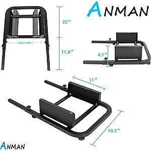 Anman PRO Rear Half of Seat Bracket - Racing Wheel Stand Accessories (Only Fits Racing Stand)
