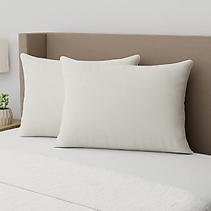 AllerEase Organically Grown Soft Cotton Odor Neutralizing Allergy Defense Bed Pillow- King - 2 Pack