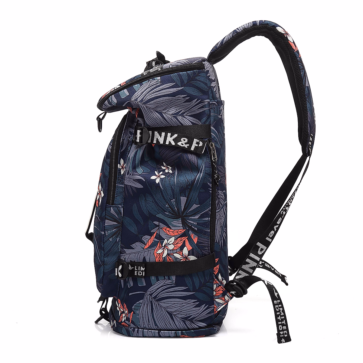 Kalesi Floral Gym Duffle Bag Backpack 4 ways for Women Waterproof with Shoes Compartment for travel Sport Hiking laptop College Lightweight