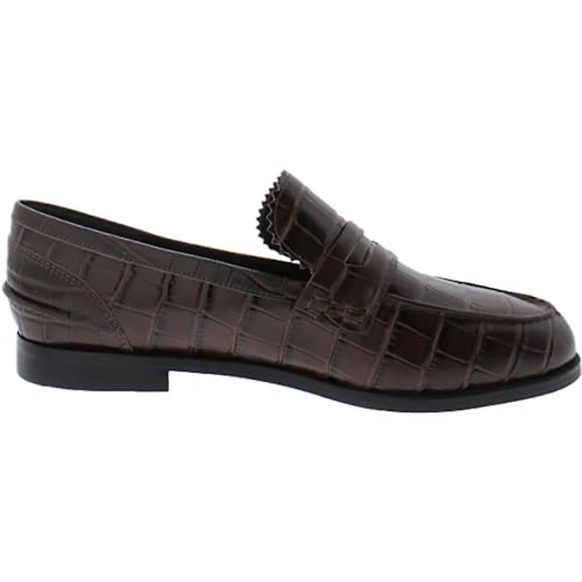 Marc Fisher LTD Women's Milton Moccasin, Dark Brown Leather, 9
