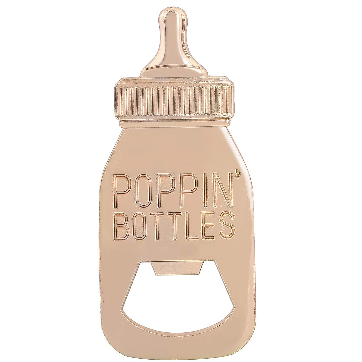 Pack of 36 Baby Shower Favors for Guest Supplies Poppin Bottle Bottle Opener Baby Shower Favor for Boy Baby Shower Souvenirs Decorations by WeddParty (Blue, 36)