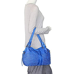 Caroline Leather Satchel (Black)