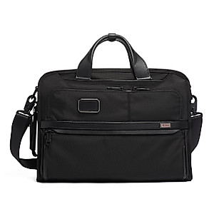 TUMI - Alpha 3 Slim Three Way Laptop Briefcase - 15 Inch Computer Bag for Men and Women - Black
