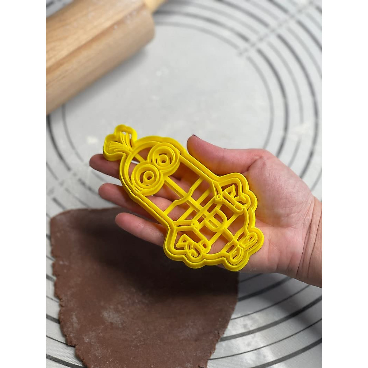 Kevin Cookie Cutter & Mold 5.2-Inch-Scale Produced by 3D Kitchen Art