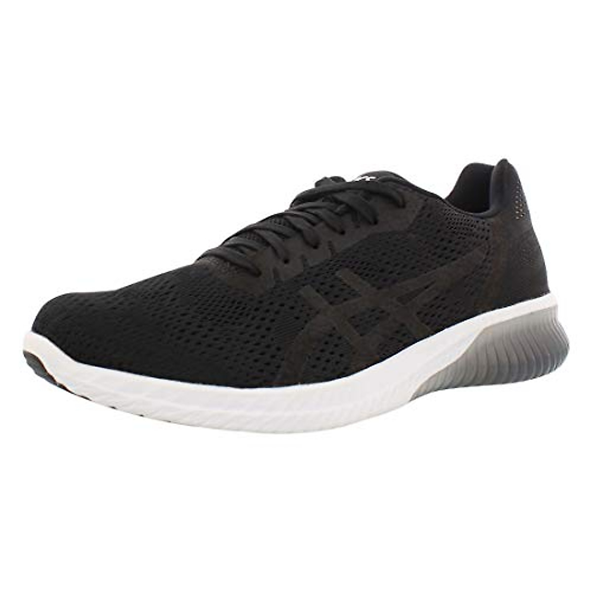 ASICS Women's Gel-Kenun MX Running Shoe, Black/Black/White, 6 M US