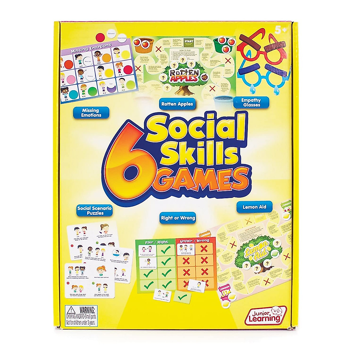 Junior Learning 6 Social Skills Games,Multi