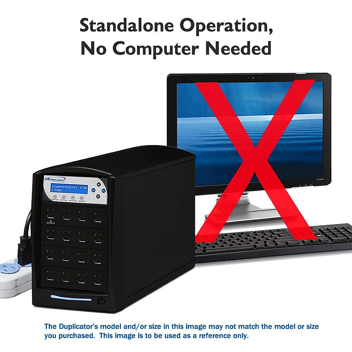 Vinpower Digital USBShark Standalone USB Flash Drive Duplicator - 7 Targets (High Speed)