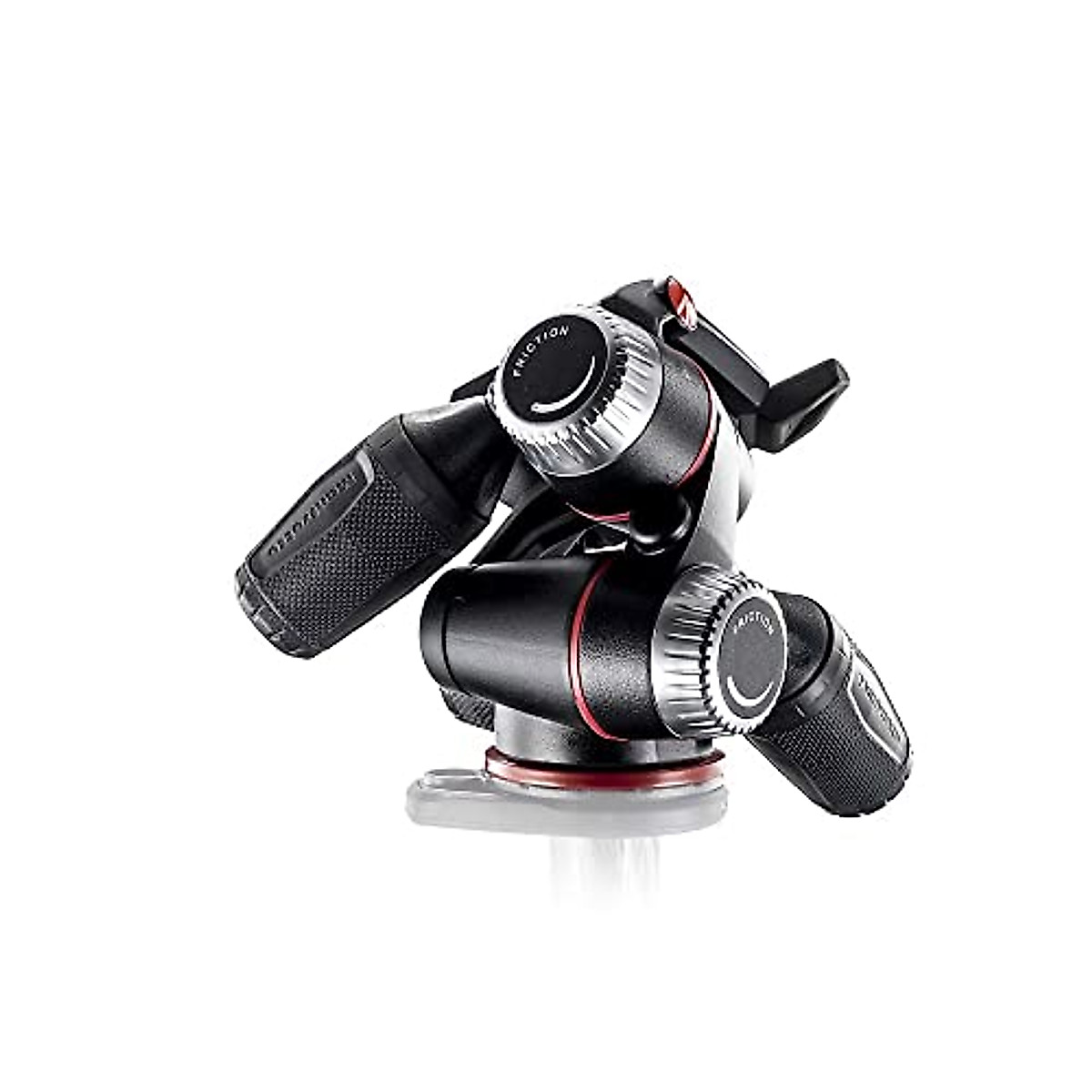 Manfrotto X-PRO 3-Way Tripod Head, for Camera Tripods, Fluid Ball Head, Camera Stabilizer, Photography Accessories for Content Creation, Professional Photography