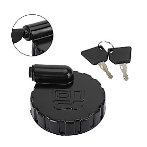 Frezon Fuel Tank Cap with Keys Diesel Cover Fit for JCB Loader Backhoe Models 1CX, 2CX, 2CXL, 3C, 3CX, 3CX Sitemaster, 3CX-4WD Turbo, 3DX, 4C, 4CX, 4DX, and MINI CX # 123/05892, 331/33064, 331/45908