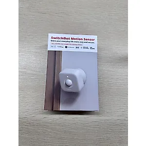 SwitchBot Smart Motion Door Sensor - Wireless Home Security System, PIR Motion Detector Alert, Add SwitchBot Hub Mini to Make it Compatible with Alexa