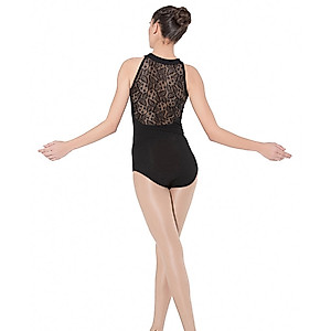 ModLatBal Women's Halter Neck Spandex Ballet Dance Leotard