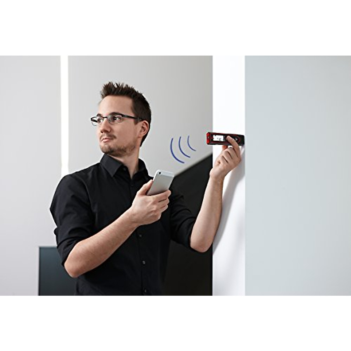 Leica DISTO E7100i 200ft Laser Distance Measure with Bluetooth, Black/Red