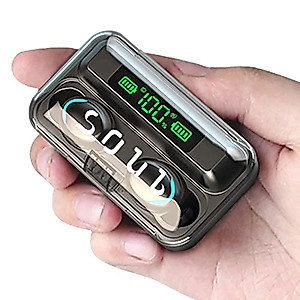 New Sport Wireless Bluetooth Earbuds for iPhone Samsung Wireless Earphone IPX 7 Waterproof, Black