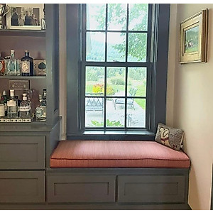 Chandler 4 Corners Artist-Designed Yellow Lab Begging Hand-Hooked Wool Decorative Petite Throw Pillow (8” x 12”)