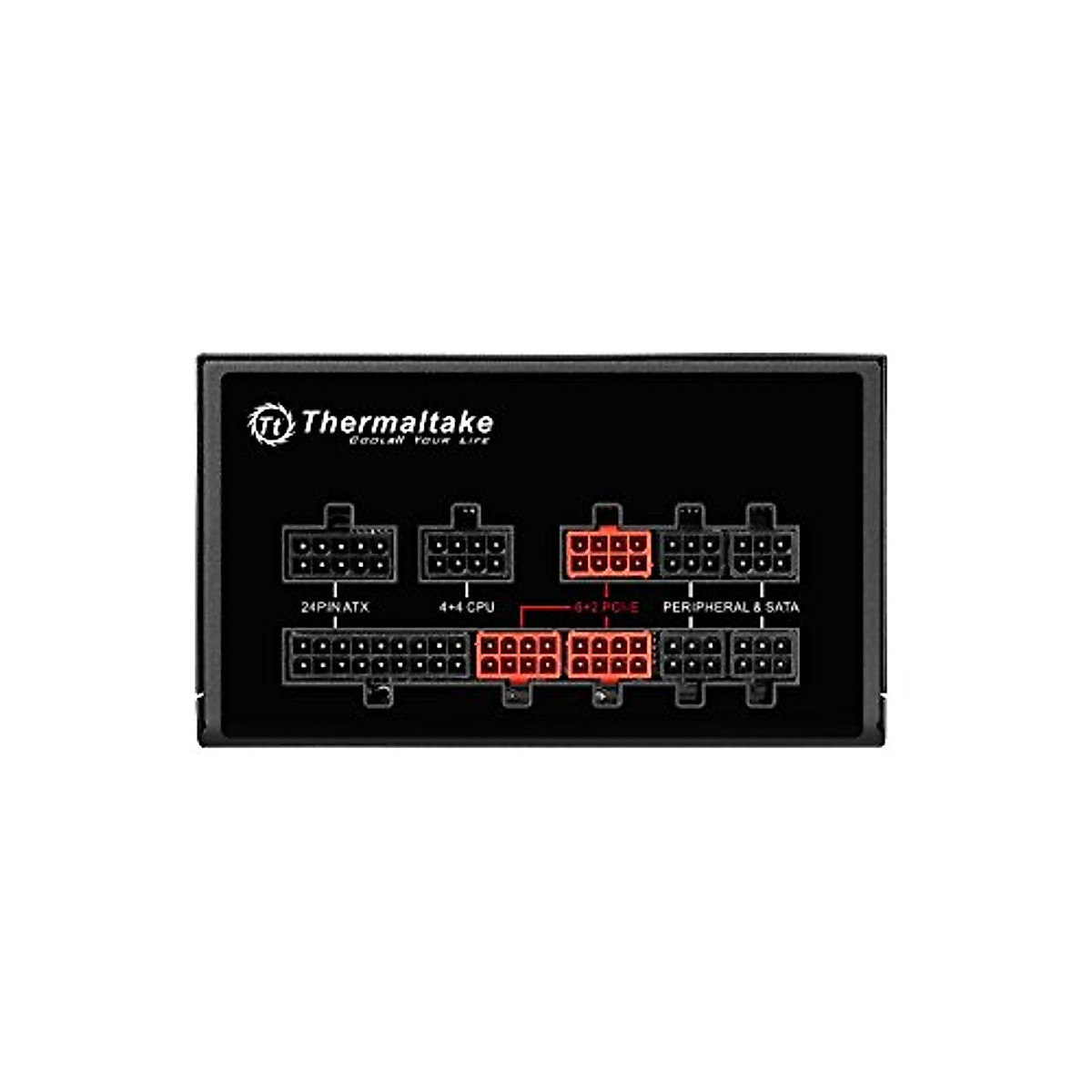 Thermaltake Toughpower Grand RGB 850W 80+ Gold Smart Zero 256-Color RGB Fan Fully Modular Power Supply 10 Yr Warranty PS-TPG-0850FPCGUS-R