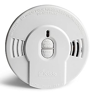 Kidde Smoke Detector, 10-Year Battery, LED Indicators, Replacement Alert, Test-Reset Button, 36 Pack
