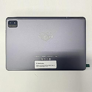 weelikeit Android 12 Tablets 10 inch, 6GB RAM 128GB ROM Tablet, 2.0GHz Octa-core Android Tablet with 5G WiFi,10.1 IPS Glass Touch Screen, 6000 mAh, Bluetooth 5.0, 8MP+13MP Cameras, GPS(Gray)