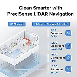 roborock Q5+ Robot Vacuum with Self-Empty Dock, Hands-Free Cleaning for up to 7 Weeks, 2700Pa Max Suction, 180mins Max Run-Time, Compatible with Alexa, Perfect for Hard Floors, Carpets, and Pet Hair