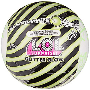 LOL Surprise Glitter Glow Doll Enchanted B.B. with 7 Surprises in Paper Ball, Limited Edition Halloween Glow-in-The-Dark Collectible Doll, Holiday Toy, Great Gift for Kids Girls Ages 4 5 6+ Years Old