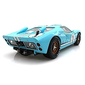 1966 Ford GT40 Mark II #1 Le Mans Miles/Hulme 1/18 Gulf Blue (Clean Version)