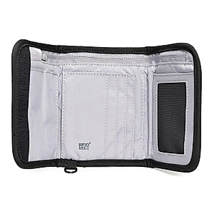 Pacsafe Rfidsafe V125 Anti-theft Blocking Tri-Fold Wallet, Black