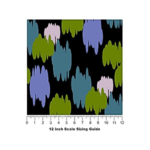 Rwraps Blue Abstract Allay Pain Gloss Vinyl Film Wrap 59in x 1ft Vinyl Vehicle Car Film Sheet Roll