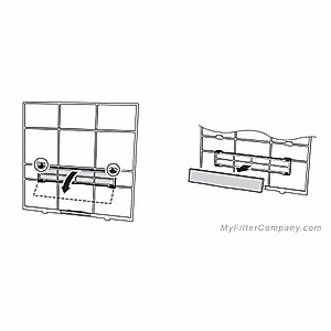 Fujitsu General UTR-FA16 K9315361035 Mini Split Filter Annual Supply Pack