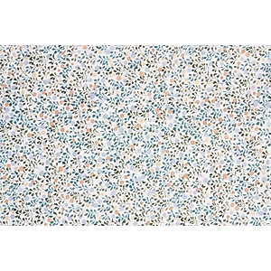 iEFUN 6PCS 20" x 22", 100% Cotton Fat Quarters Fabric Bundles, Quilting Fabric for Sewing Crafting (Floral A)