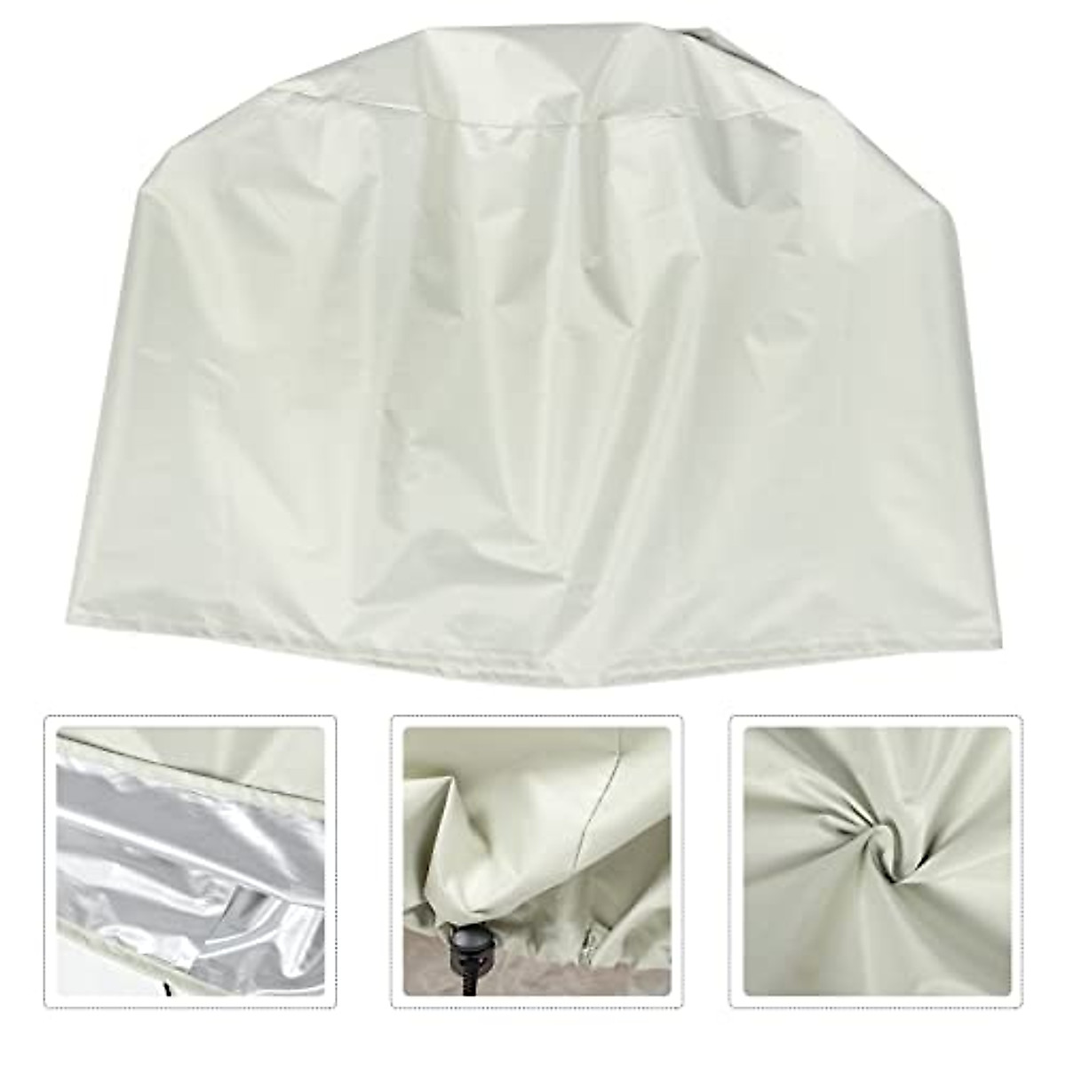 HANABASS Small Grill Cover BBQ Grill Cover Drawstring Grill Cover Garden Grill Cover Cover Round Grill Cover