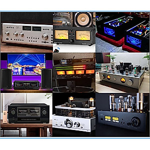 BALAX VU Meter Panel Kit Backlit Decibel/Level Tester with VU Driver Board Backlight