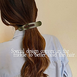 Magicsky 12 PCS Alligator Hair Claw Clips, French Matte Barrette Non-Slip Large Duckbill, Functional Raised & Wide Teeth Hair Decor Grip, Styling Beauty Accessory for Women and Girls Thick Thin Hair