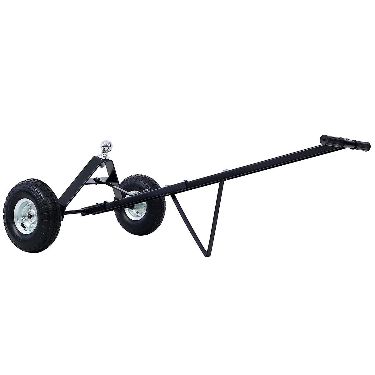 Heavy Duty Trailer Dolly with Pneumatic Tires, Steel Boat Trailer Dolly 600 Lb. Maximum Capacity for Moving Car RV Boat Trailer