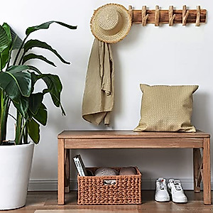 GRANNY SAYS Bundle of 1-Pack Jumbo Woven Storage Baskets & 2-Pack Small Shelf Storage Baskets