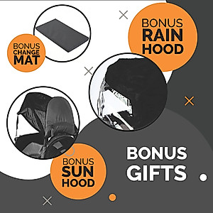 2-in 1 Baby Backpack Carrier - Ergonomic Toddler Hiking/Baby Hiking Backpack Carrier with Removable Bag, Diaper Change Pad, Insulated Pocket + Rain and Sun Hood to Protect Your Child