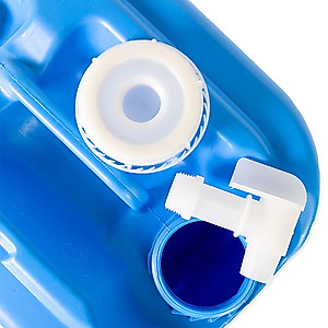 Valley Food Storage 5 Gallon Stackable Water Containers (3-Pack) | 100% Food Grade, BPA-Free | Durable Indoor Outdoor Storage Large Water Jug | Camping Accessories, Survival Gear, Prepper Supplies