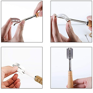 YellRin Bread Lame Slashing Tool Dough Bread Bakers Scoring Knife Tool with 14 Blades (Bread Lame)